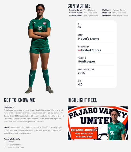 Recruiting Roster – Get your players NOTICED!